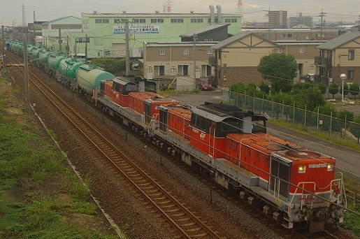 関西本線でDD51の重連タンカーを撮影。: 鉄道大好き兄ちゃんの写真館2