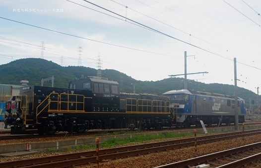 黒いDD200が登場！JR九州DD200-701甲種: 鉄道大好き兄ちゃんの写真館2